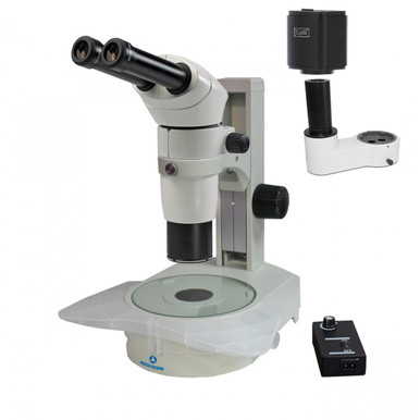 UNITRON Z8 Zoom Stereo Digital Microscope Package on Diascopic Stand ...