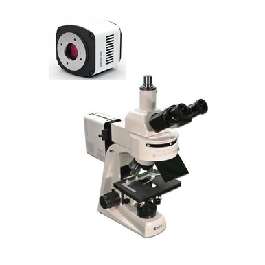 Meiji MT6300CW Epi-Fluorescence Digital Microscope Package with LED ...