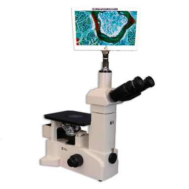 Meiji IM7200 Inverted Metallurgical Digital LCD Microscope Package ...