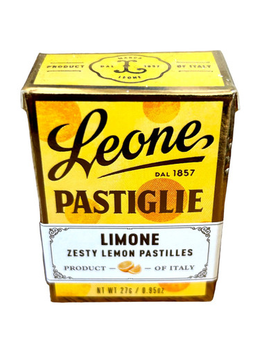 Pastilles au citron Leone boite 27 gr