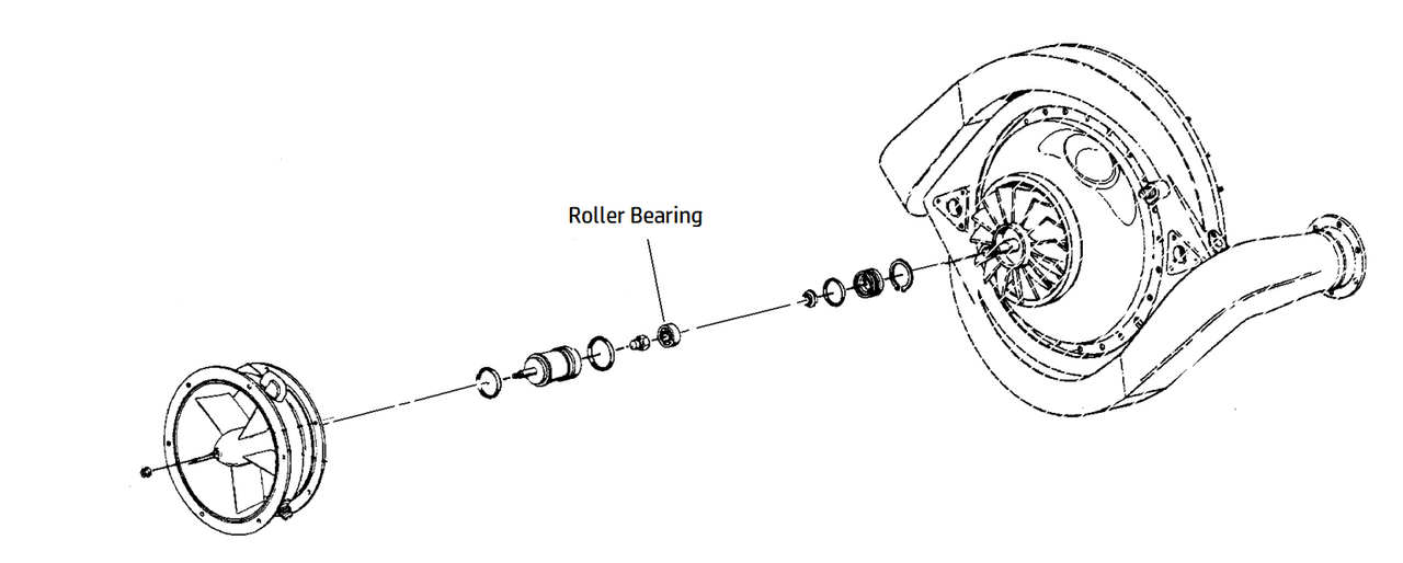 C30/47 #1 Bearing in Compressor Puller