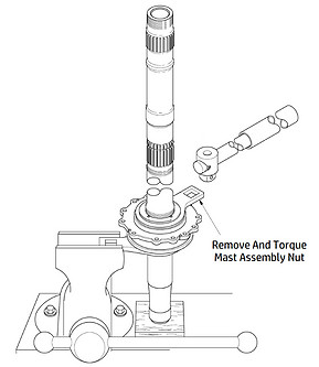 407 Mast Assembly Nut Wrench