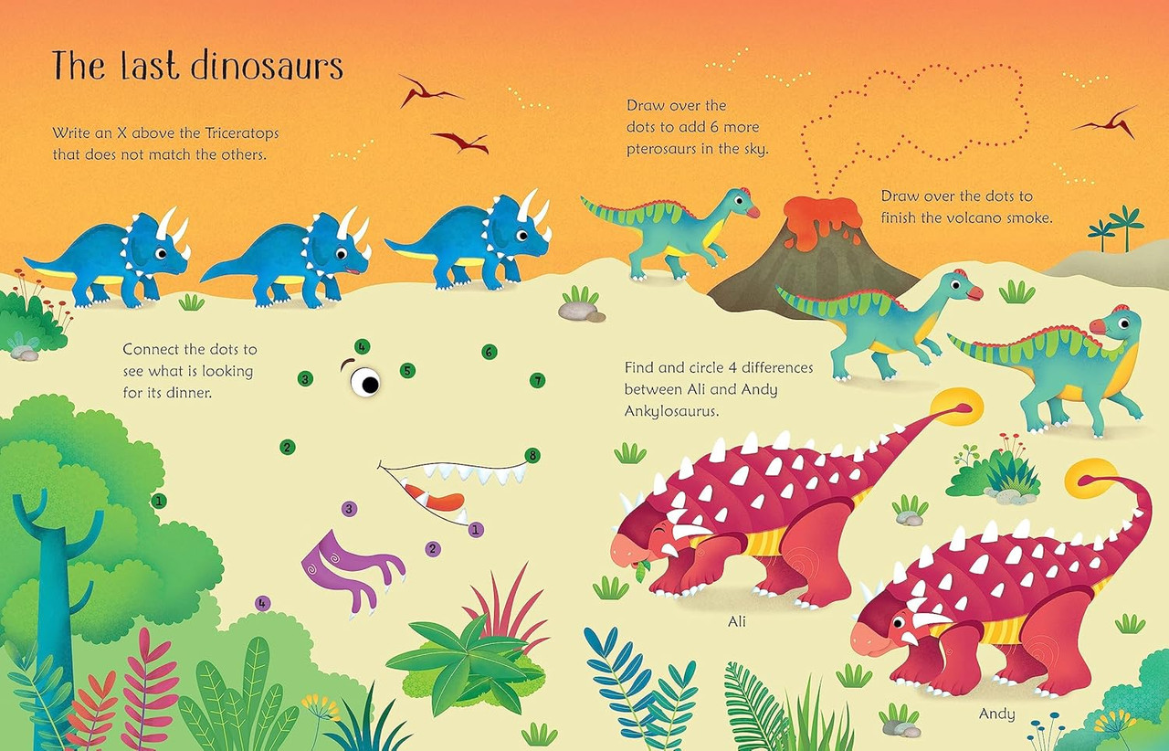 Wipe-Clean Dinosaur Activities – from Harper Collins | Jenny K