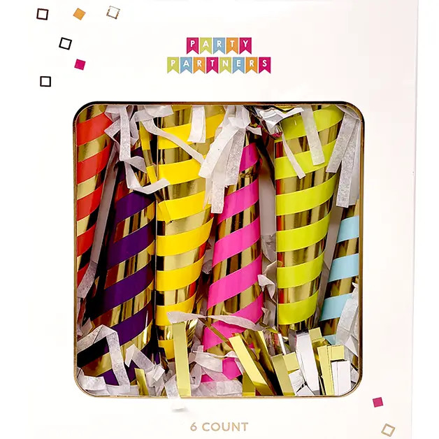 Striped Party Horns – from Party Partners | Jenny K