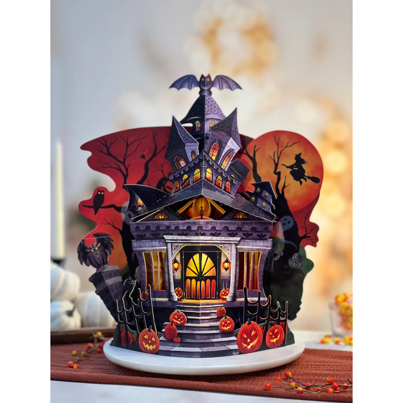 Haunted House Pop-up Greeting Card from FreshCut Paper | Jenny K
