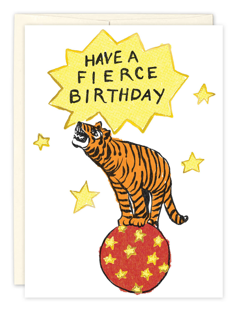 Fierce Tiger Birthday Card Biely & Shoaf | Jenny K.