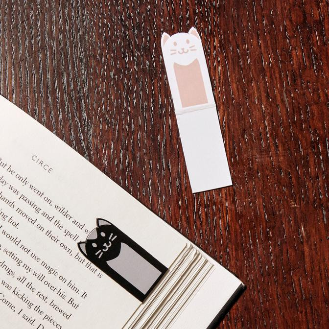 Magnetic Bookmarks Cats Set of 4 Kikkerland | Jenny K.