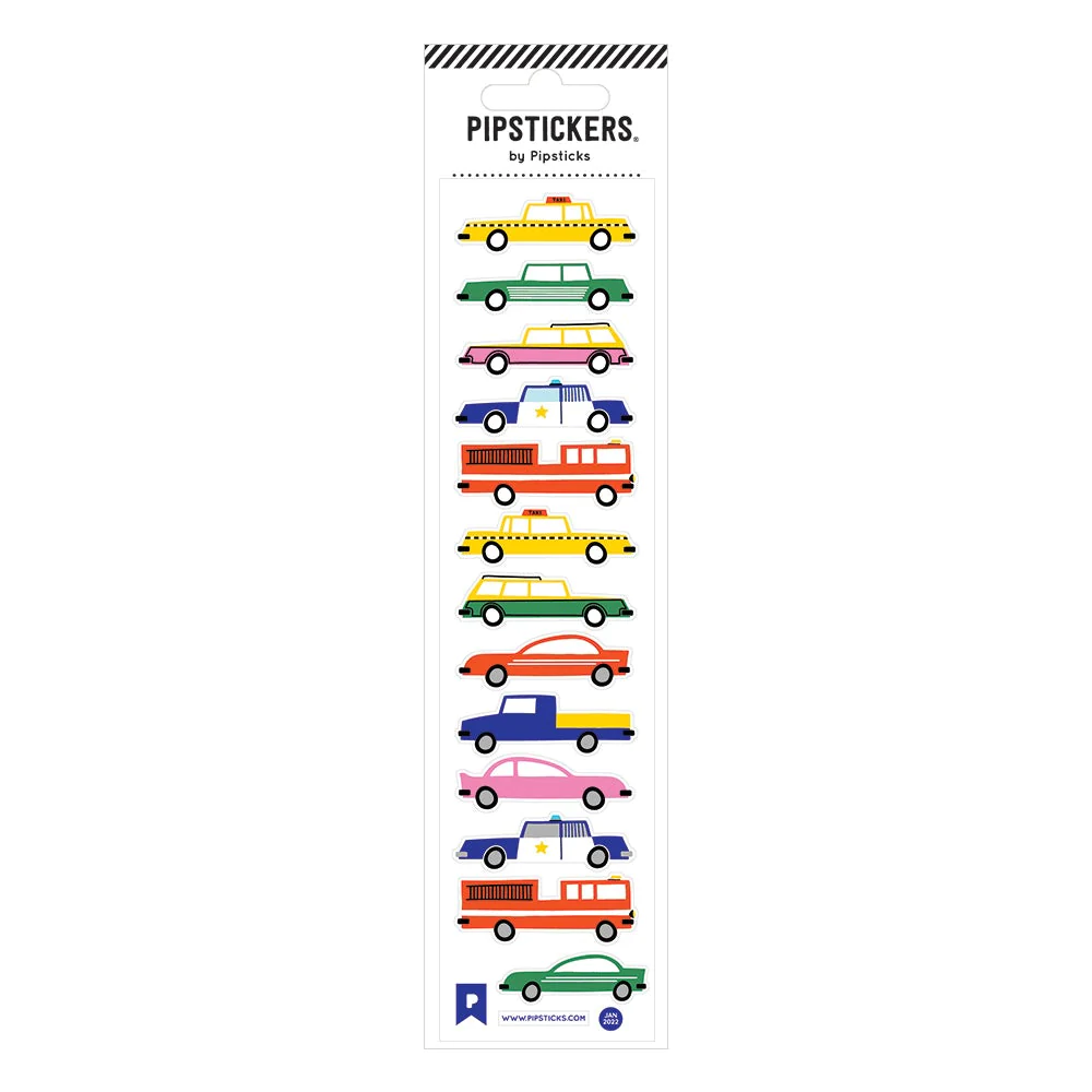 Fuzzy Vehicles Stickers Pipsticks | Jenny K.