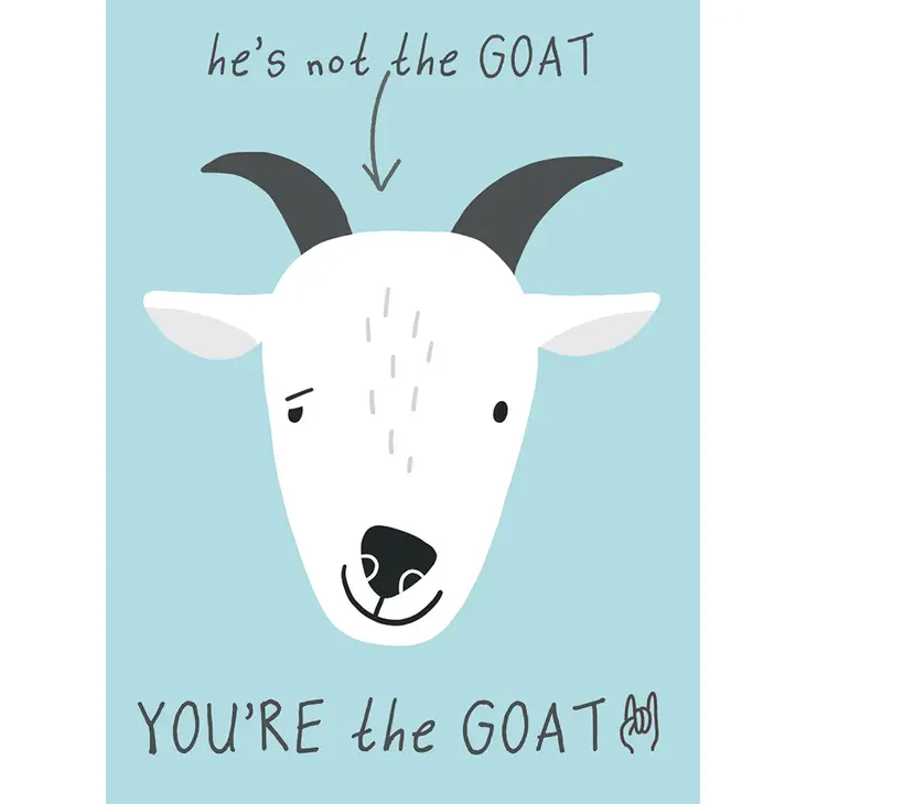 Goat Birthday Card J&M Martinez Calypso | Jenny K.