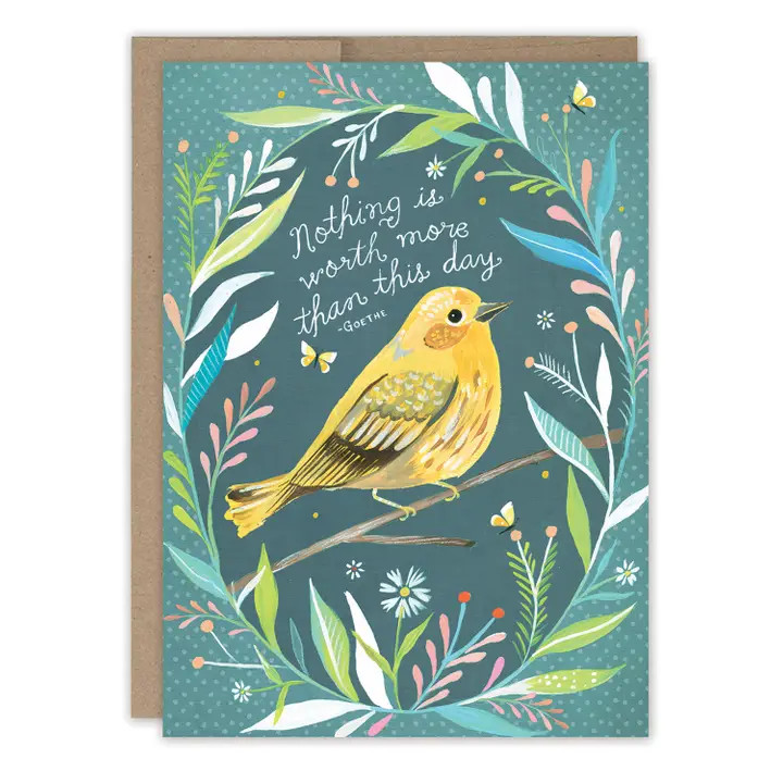 Yellow Bird Mother's Day Card by Biely & Shoaf