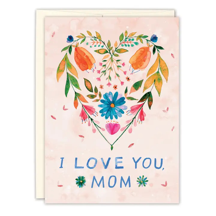 Floral Heart Mother's Day Card by Biely & Shoaf | Jenny K.
