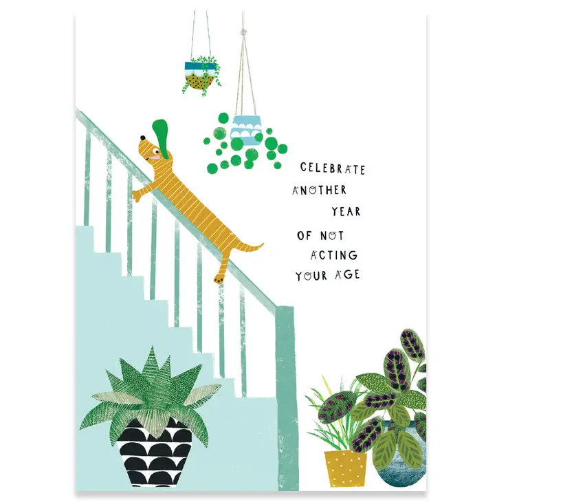 Act Your Age Birthday Card Carte | Calypso Cards | Jenny K.