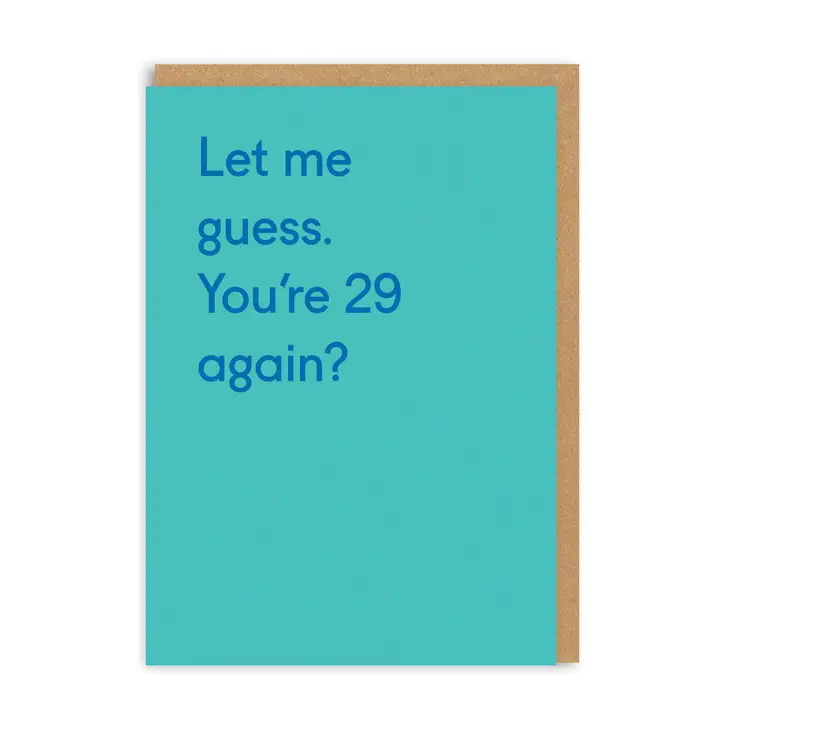 29 Again? Greeting Card Ohh Deer | Jenny K.