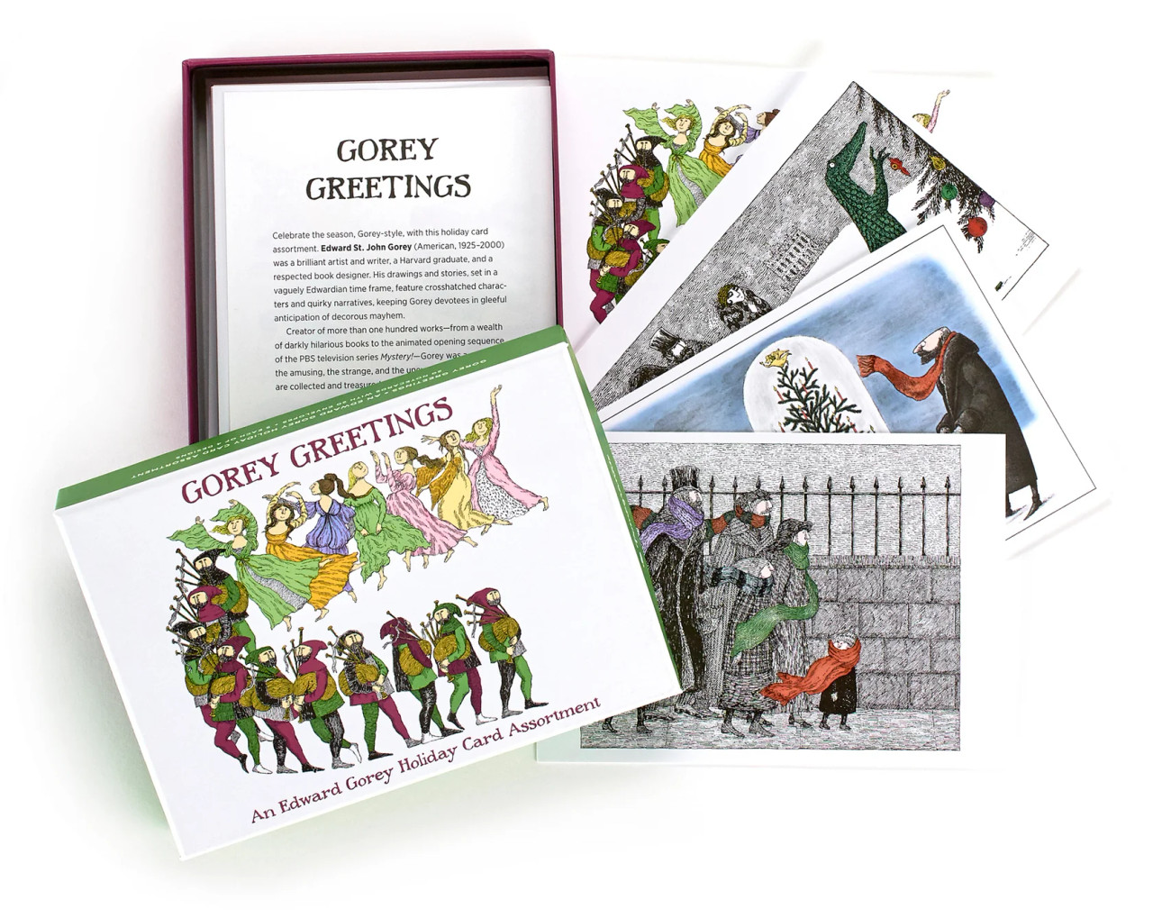 Gorey Greetings: An Edward Gorey Holiday Card Assortment from ...
