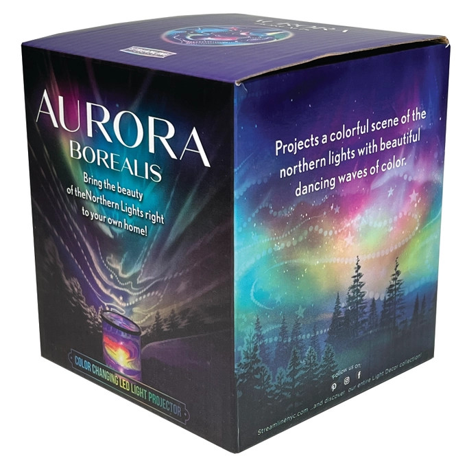 Aurora LED Projection Light Streamline | Jenny K.