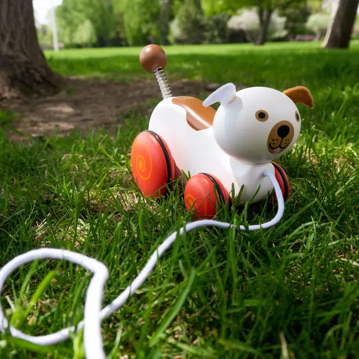 Wiggles the Dog Pull Toy by Jack Rabbit Creations | Jenny K.