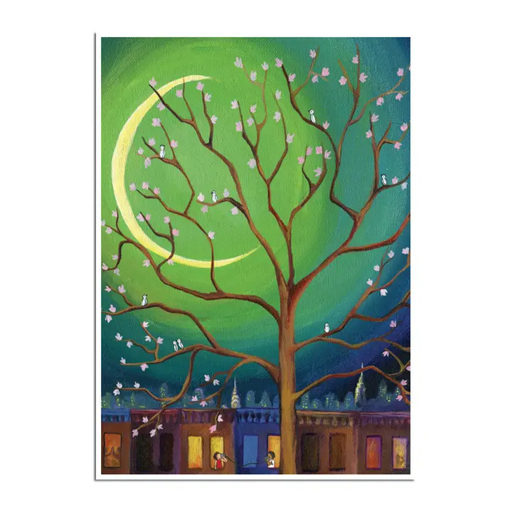 New Moon Wedding Card by Allport Editions | Jenny K