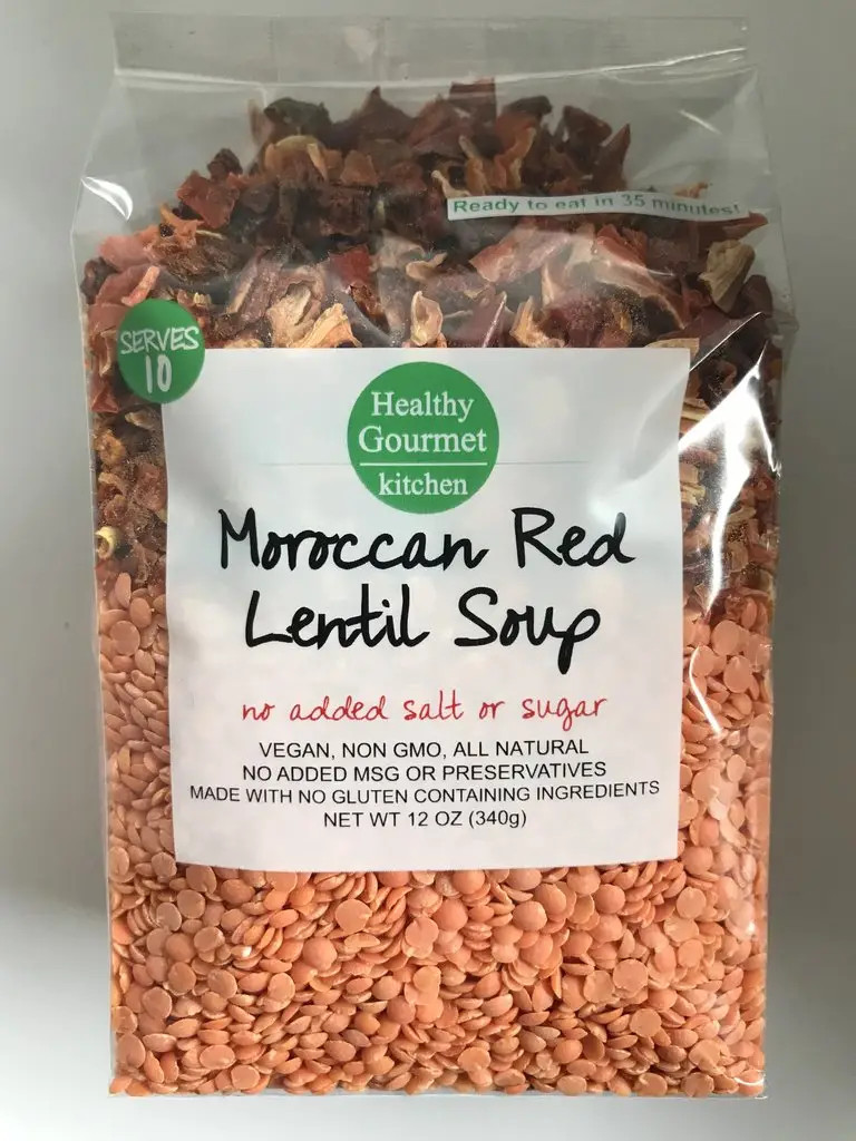 Moroccan Red Lentil Soup Mix Healthy Gourmet Kitchen |JennyK