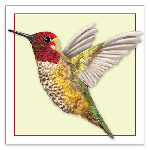 Hummingbird 3x3 Enclosure Card by Sugarhouse Greetings | Jenny K.