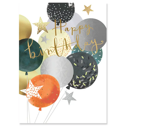 Male Balloons Birthday Card Louise Tiler | Jenny K.
