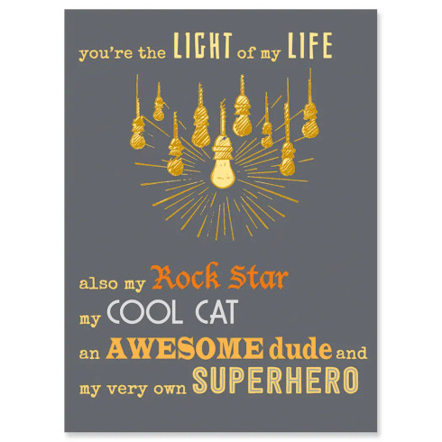 Rock Star Birthday Card J&M Martinez Calypso | Jenny K.