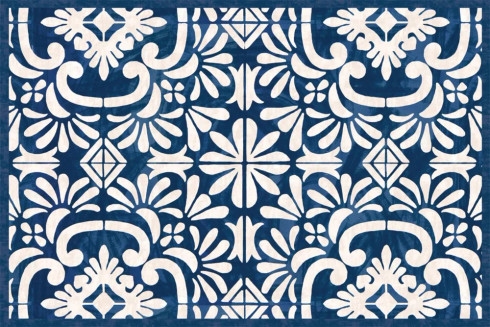 Indigo Tiles 2 x 3 Floor Flair Studio M. | Jenny K.