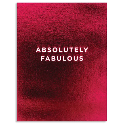 Absolutely Fabulous Red Card Lagom | Calypso | Jenny K.