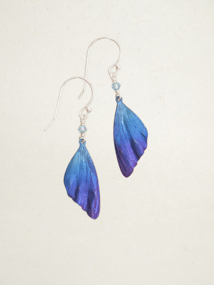 Monarch Blue Flutterby Earrings Holly Yashi | Jenny K.