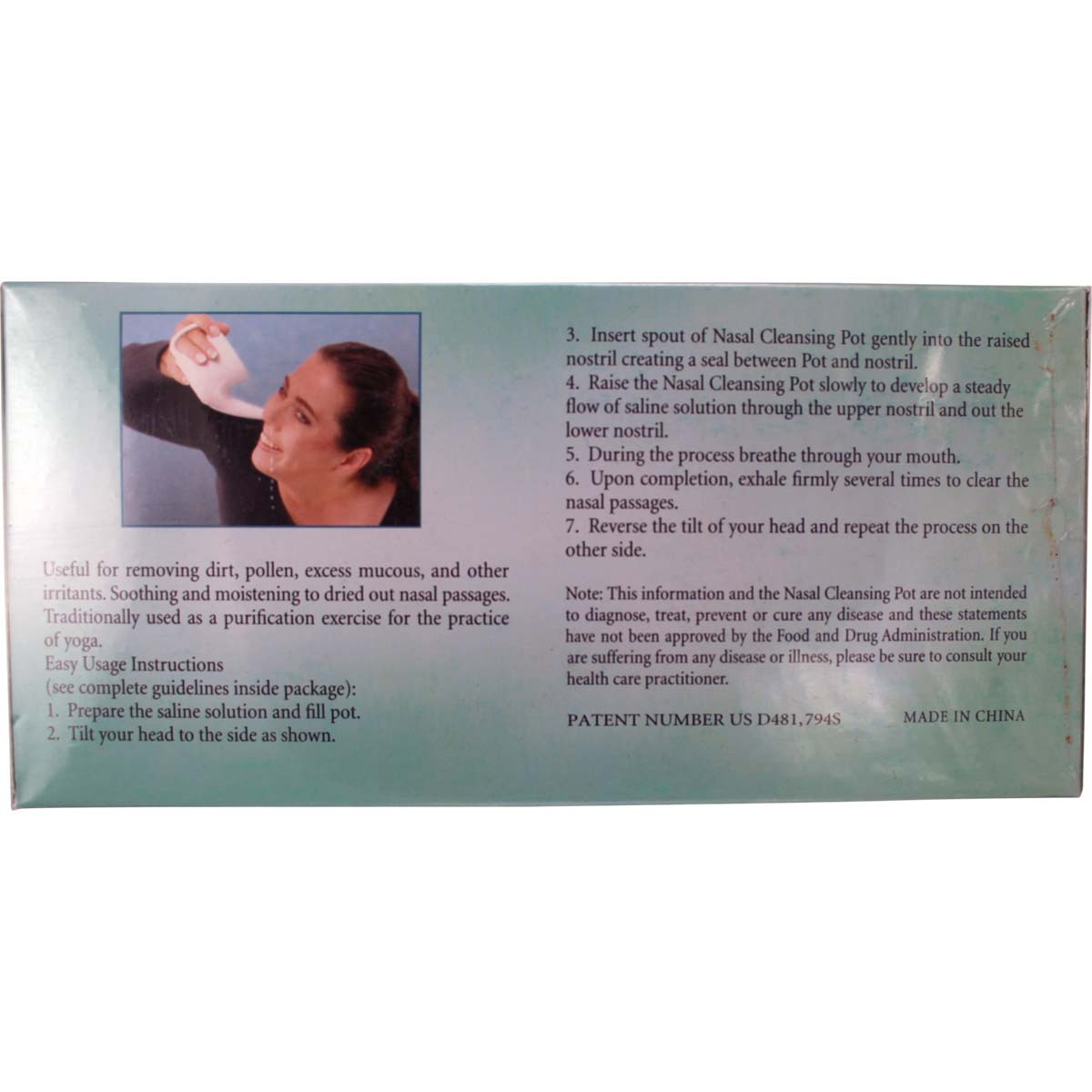 Neti Pot Nasal Cleansing Pot by Ancient Secrets