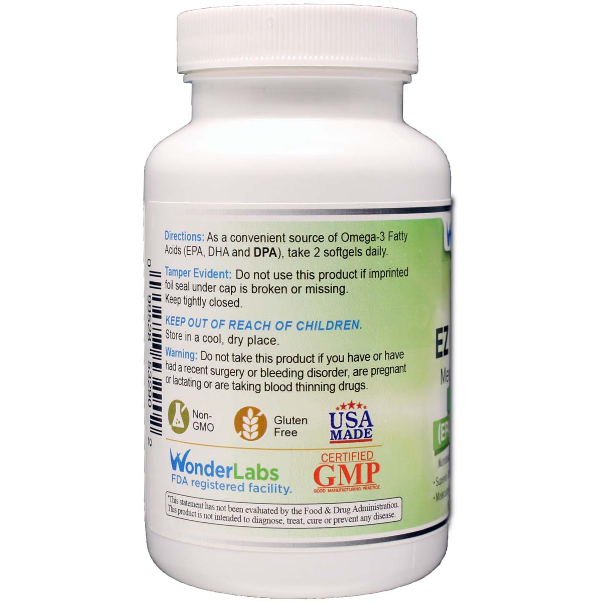 Menhaden Fish Oil Omega-3 2000 mg | DPA + EPA + DHA