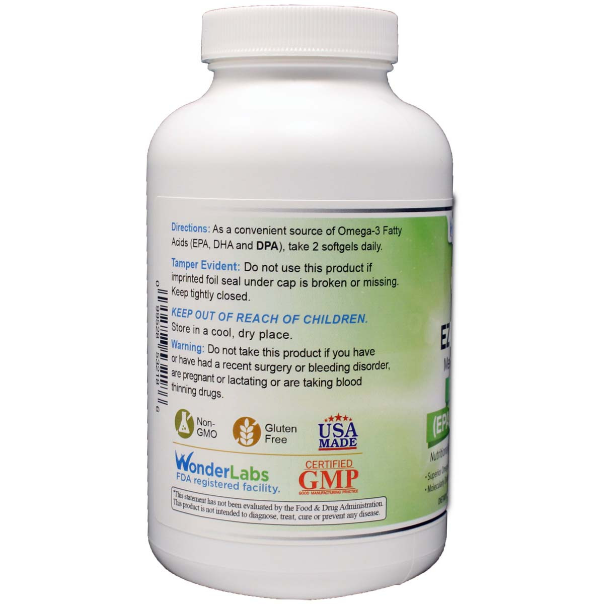 Menhaden Fish Oil Omega-3 2000 mg | DPA + EPA + DHA