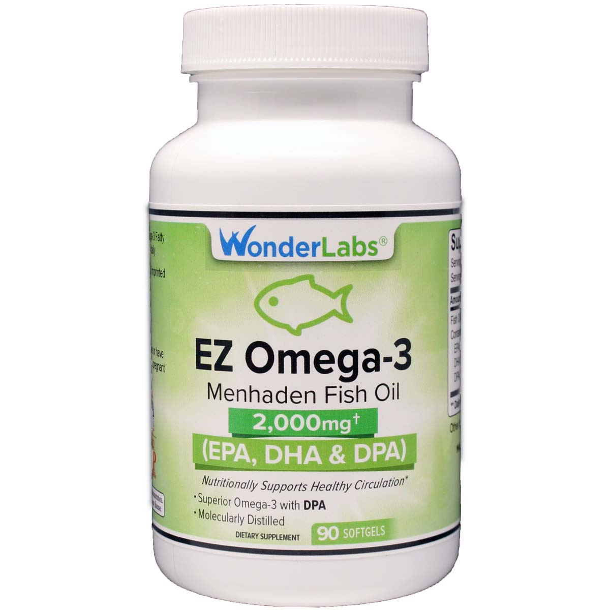 Menhaden Fish Oil Omega-3 2000 mg | DPA + EPA + DHA