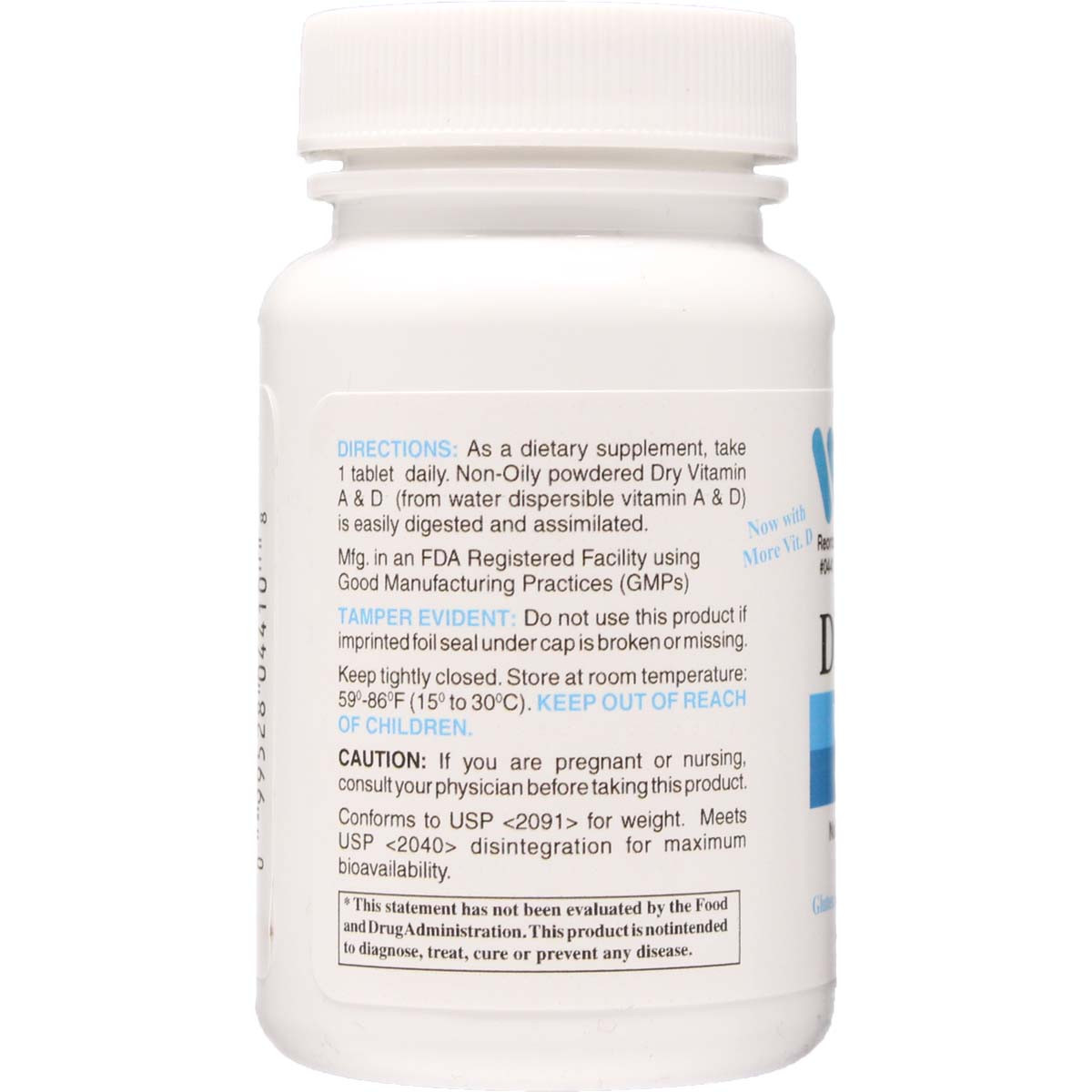 Dry Vitamin A & Vitamin D | Non-Oily-Dry