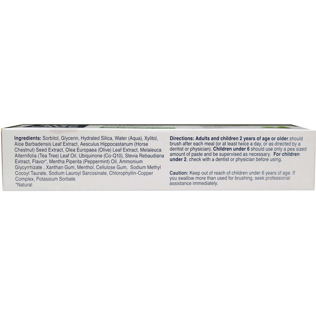 Triple Action Cool Mint Gel Toothpaste | Fluoride Free
