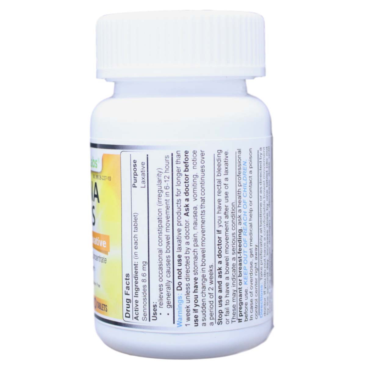 Senna Tabs Vegetable Laxative