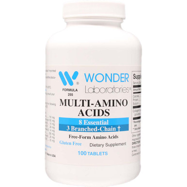 Multi-Amino Acids | 8 Essential - 3 Branched-Chain