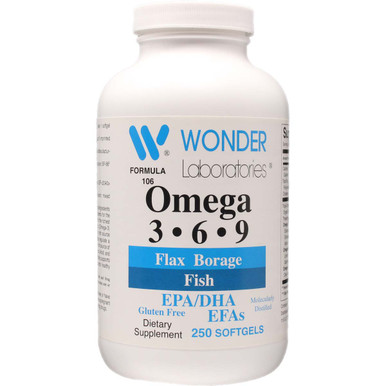 Omega 3-6-9 Flax Borage Fish Oils - EPA/DHA