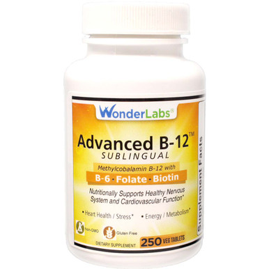 Advanced Vitamin B-12 Sublingual | B-6 - Folate - Biotin