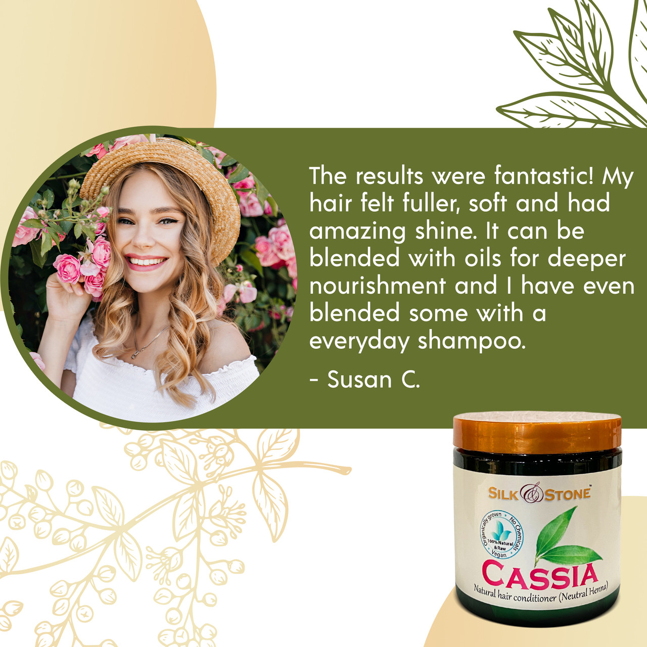 Cassia Obovata Powder- Neutral Henna- A natural conditioning and ...