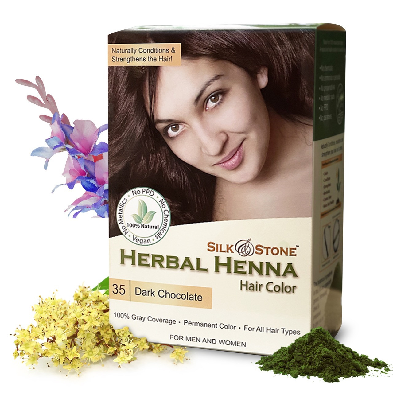 Herbal Henna Hair Color- handmade all natural and organic, healthy hair ...