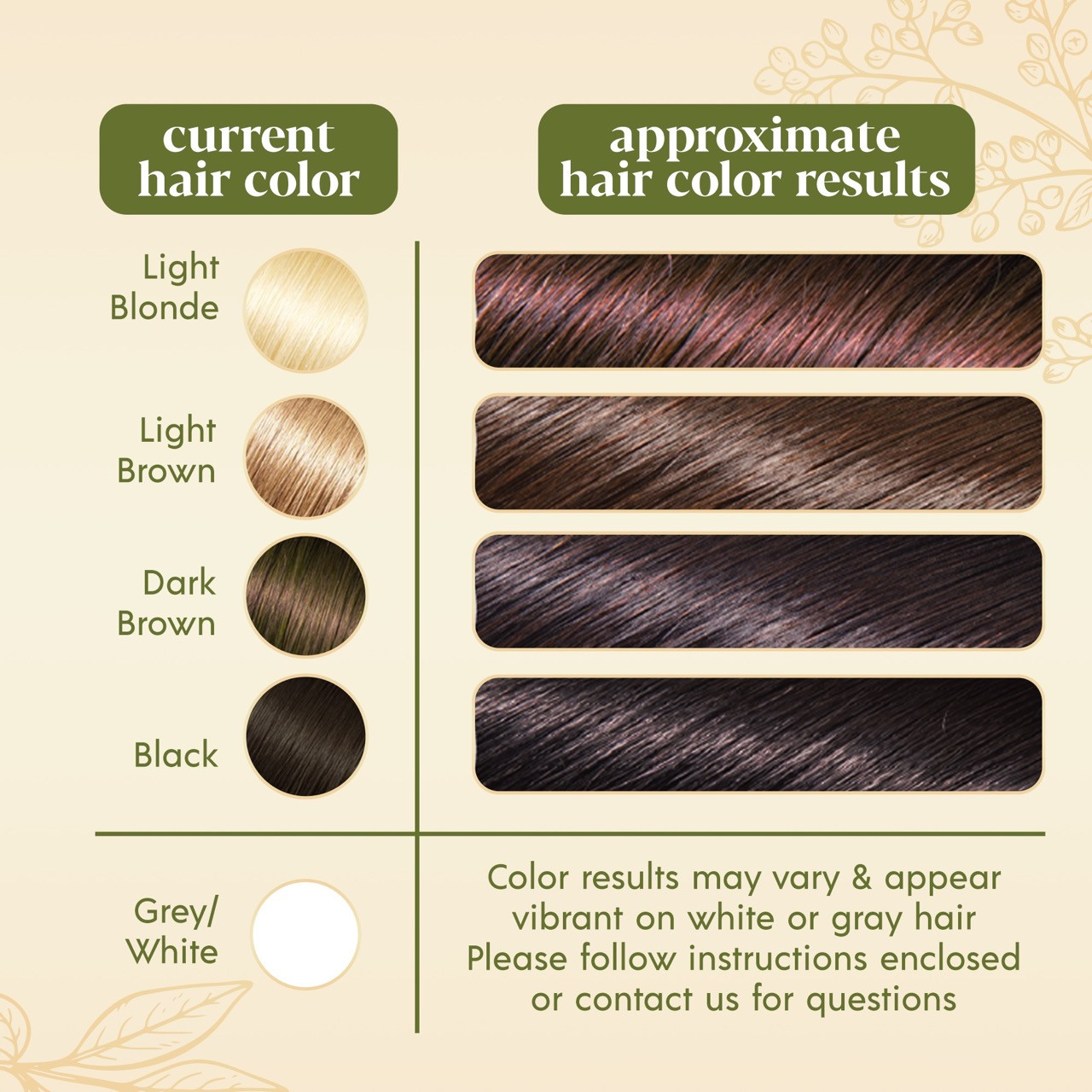 Herbal Henna Hair Color #46V: Black Cherry (Burgundy) Dye