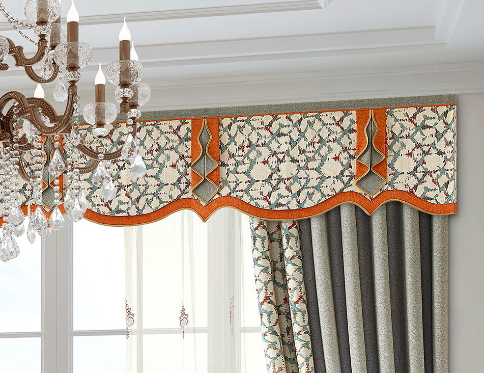 Custom-made Valance and Panels Set - SILVER CANDLELIGHT ...