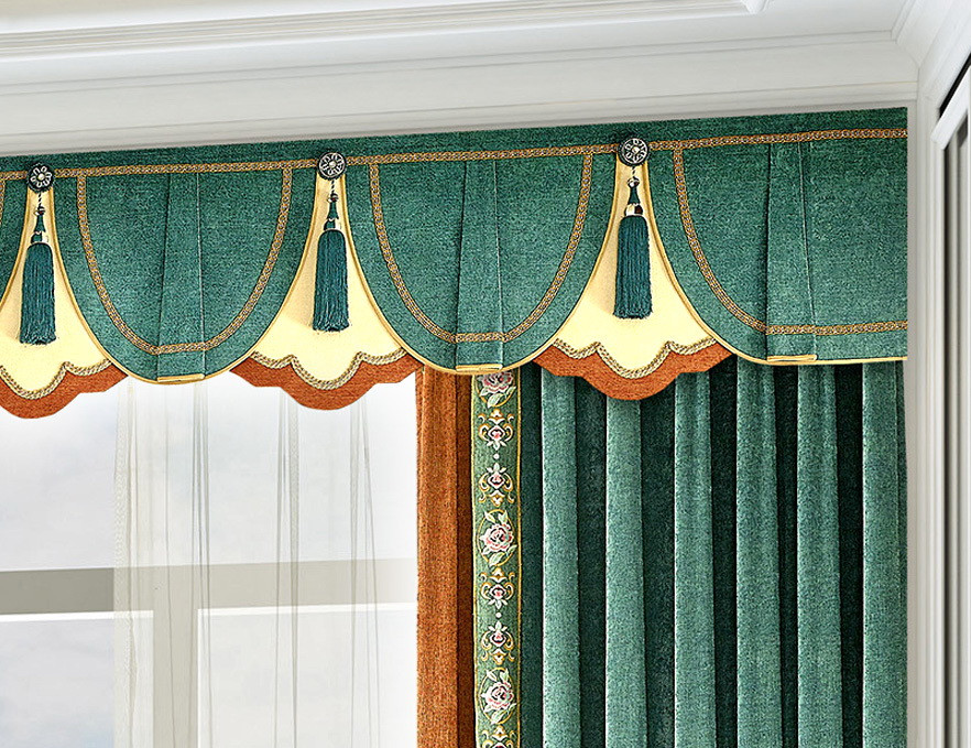 Custom-made Valance and Panels Set - LIBERTY - RoomsBeautiful.com