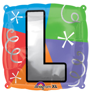 18" Letter L Quad Balloon - MTRADE PTE. LTD. Tax