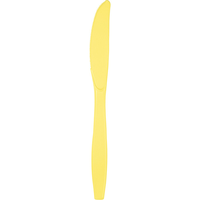 Yellow Plastic Knife