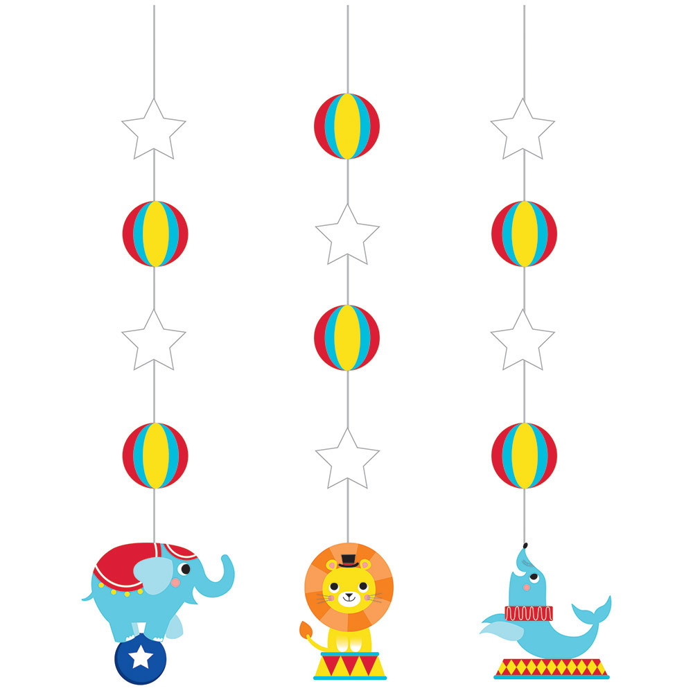 Circus Party Hanging Cutouts | MTRADE Singapore