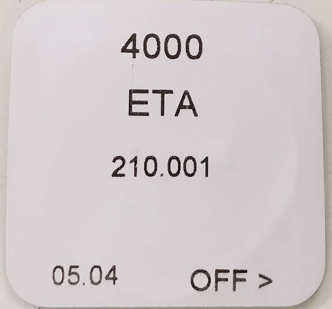 Circuit, ETA 210.001 #4000 - Gleave & Co. Watch Parts UK