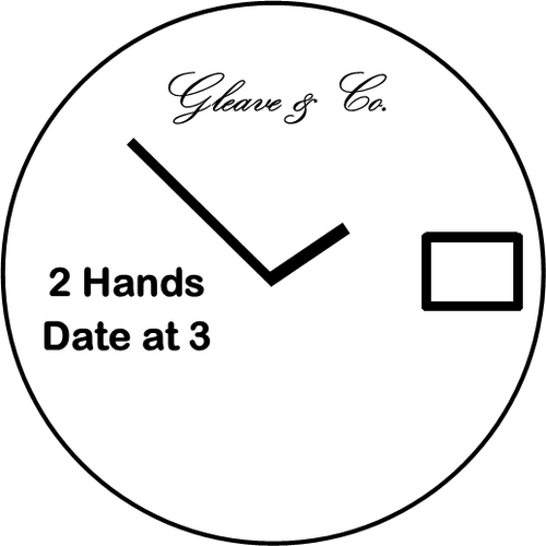 Movement, ETA F05.111 = F05.115, 2 Hands, Date at 3 - Gleave & Co ...