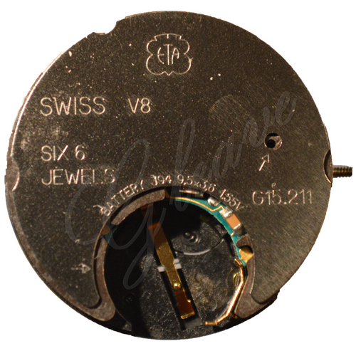 Movement, ETA G15.212 = G15.211, Date at 4, Sloping (Returns not ...