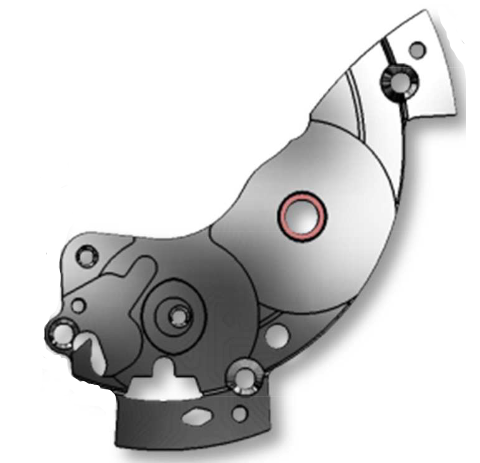 Barrel Bridge, Nickel, Sellita SW200-1 #105 - Gleave & Co. Watch Parts UK